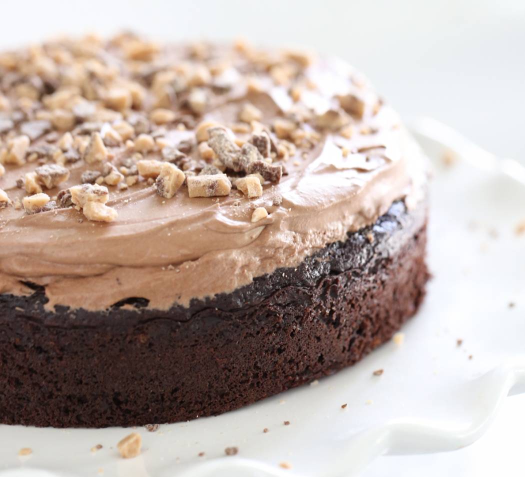 Chocolate Mousse Crunch Cake - Our Best Bites