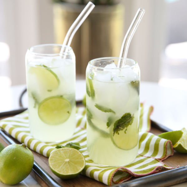 Virgin Mojito | Lime-Mint Spritzer - Our Best Bites