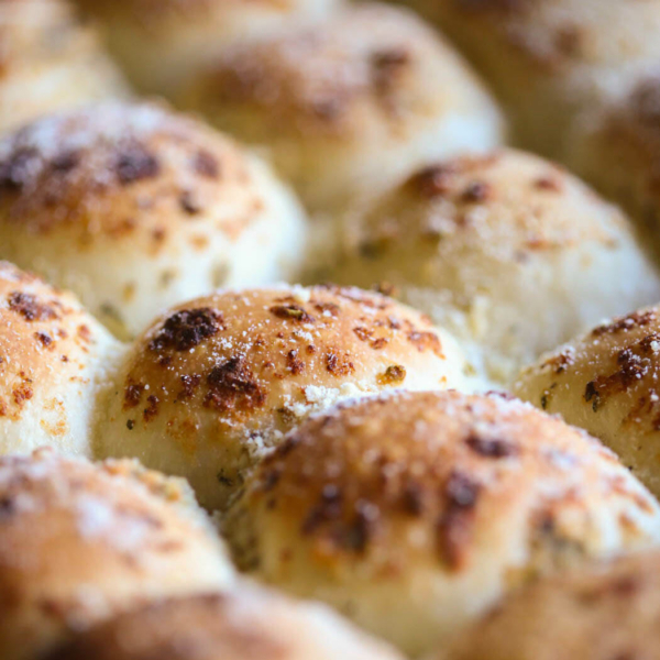 Quick & Easy Garlic-Parmesan Rolls - Our Best Bites