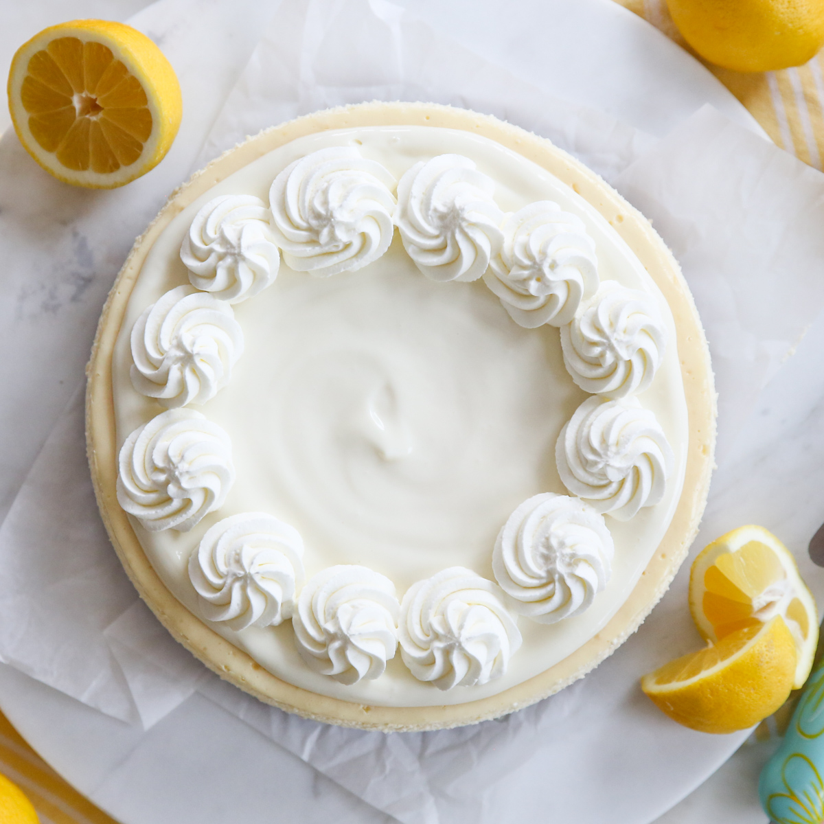 Lemon Cheesecake - Our Best Bites