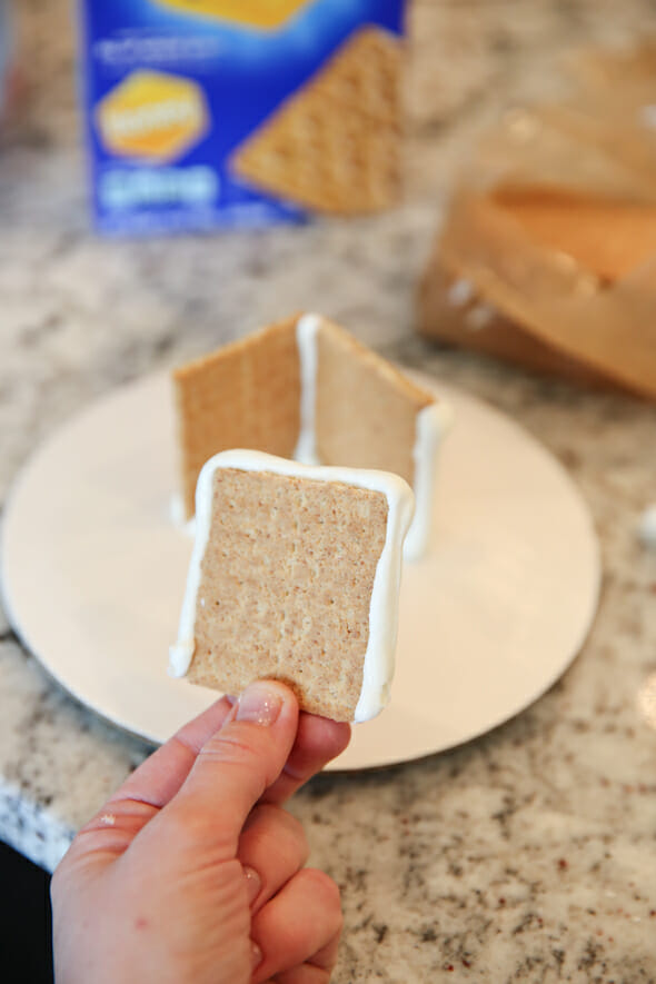Easy Graham Cracker Gingerbread Houses - Our Best Bites
