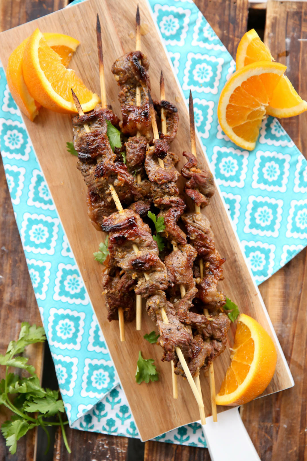 Orange Thai Beef Skewers - Our Best Bites