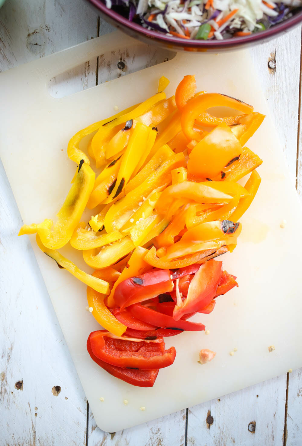 Charred Pepper Slaw - Our Best Bites