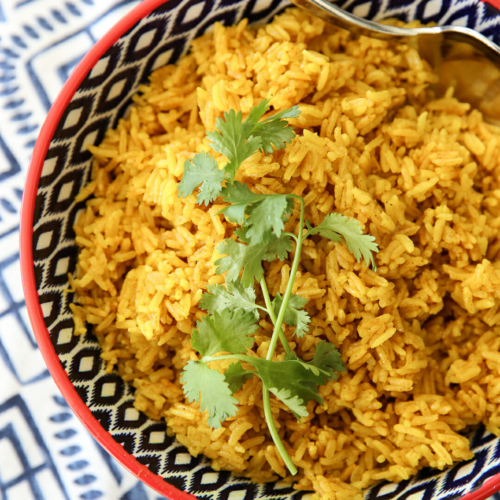 Indian Style Turmeric Rice - Our Best Bites