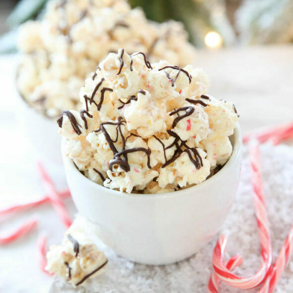 Peppermint Bark Popcorn - Our Best Bites