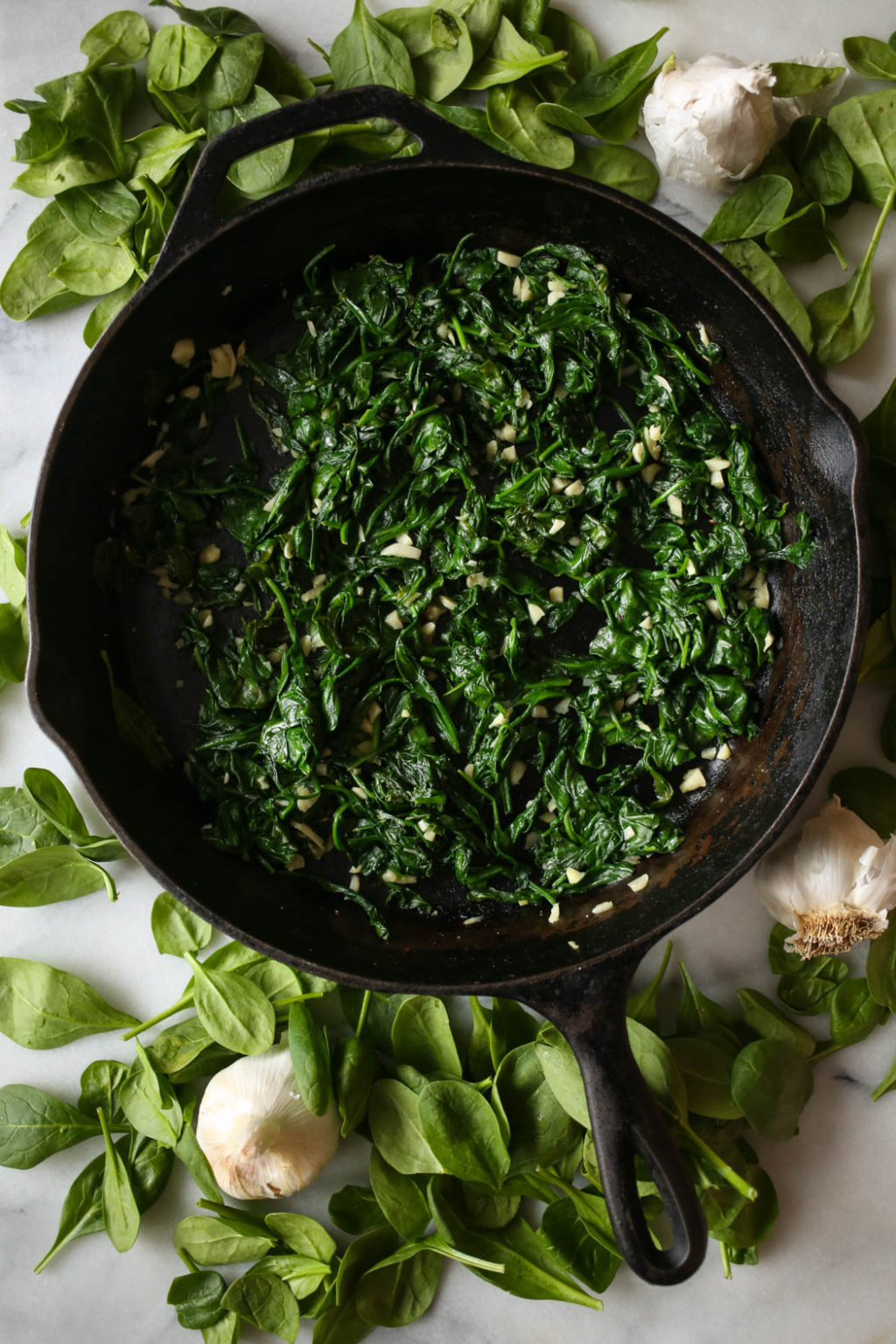 Sautéed Garlic Spinach - Our Best Bites