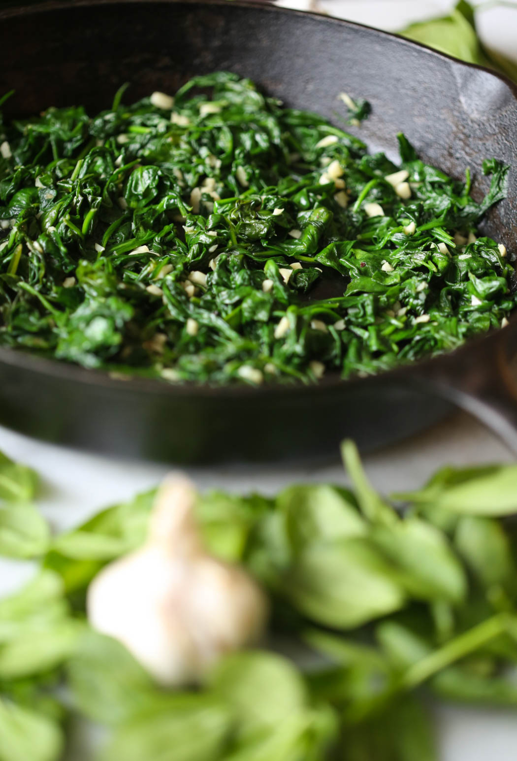 Sautéed Garlic Spinach - Our Best Bites
