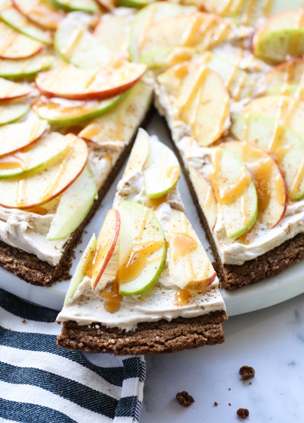 Caramel Apple Fruit Pizza - Our Best Bites