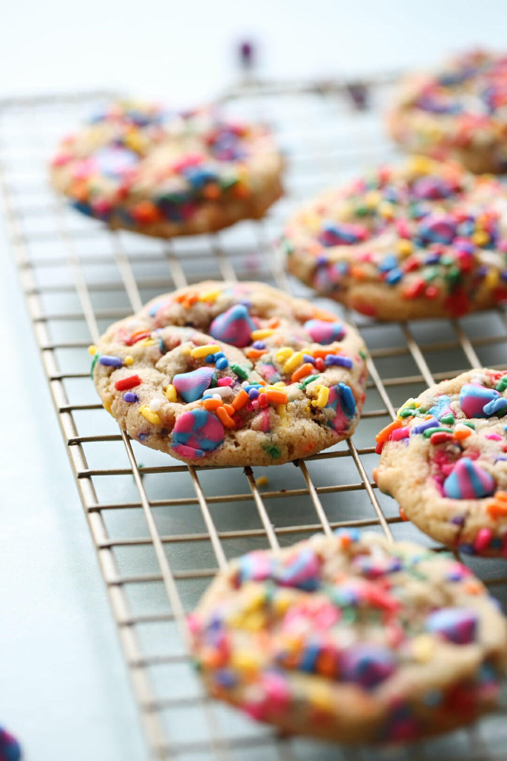 Small Batch Rainbow Confetti Cookies - Our Best Bites