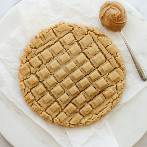 Big Giant Peanut Butter Cookie - Our Best Bites
