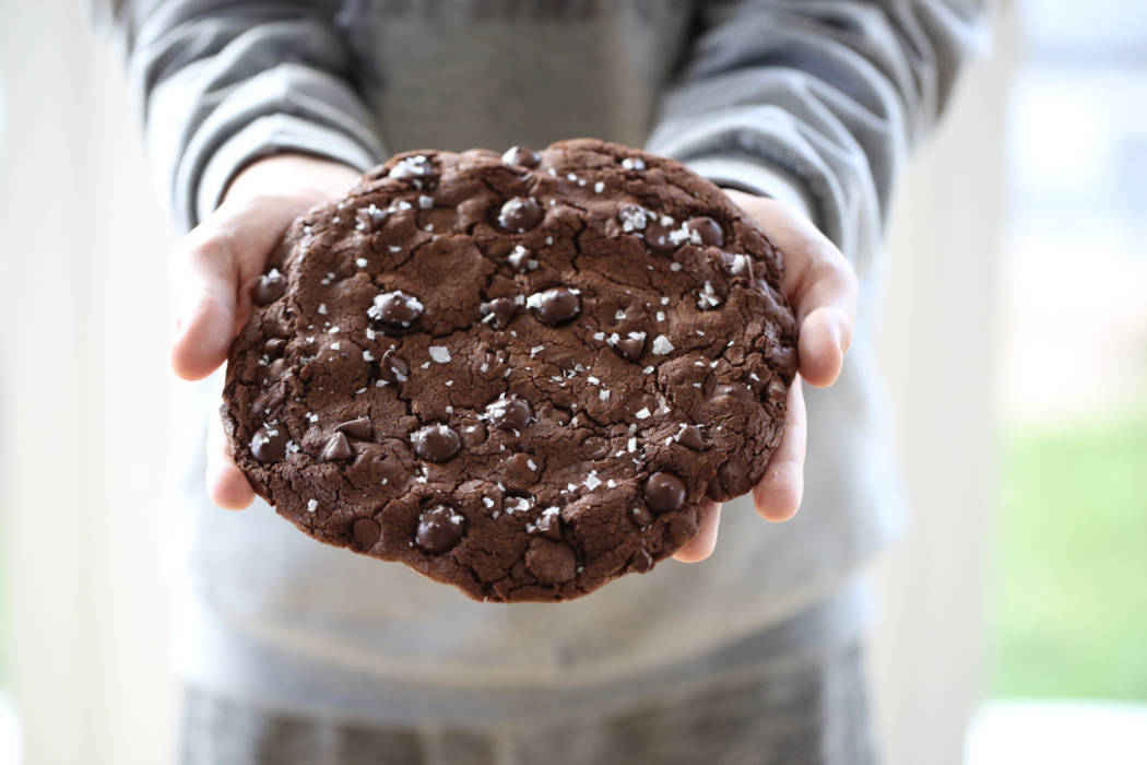 Big Giant Double-Chocolate Fudge Cookie - Our Best Bites