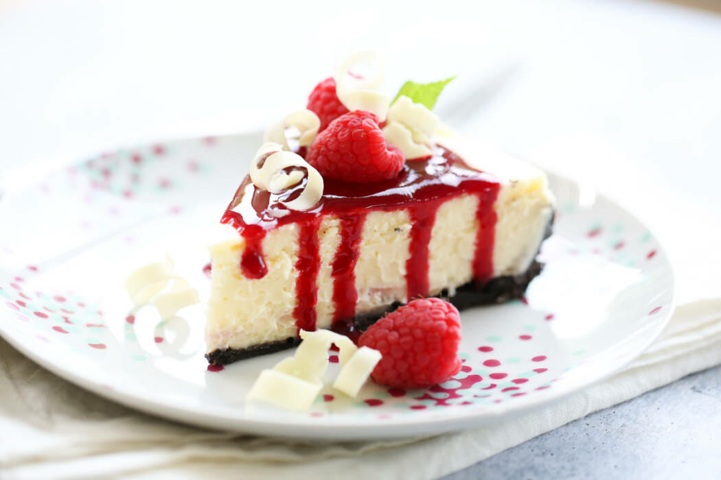White Chocolate Raspberry Cheesecake Our Best Bites 