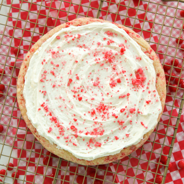 Giant Red Hot Sugar Cookie - Our Best Bites