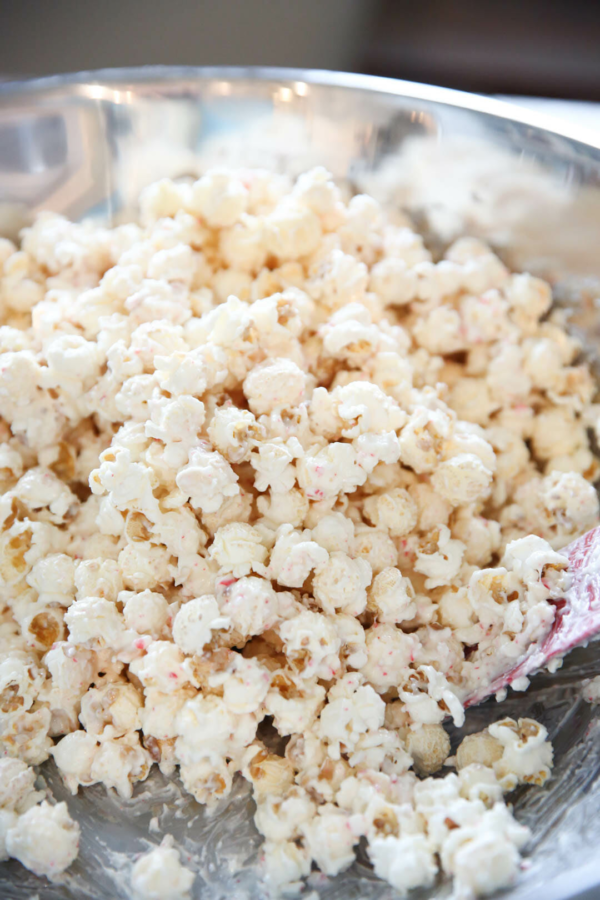 Peppermint Bark Popcorn - Our Best Bites