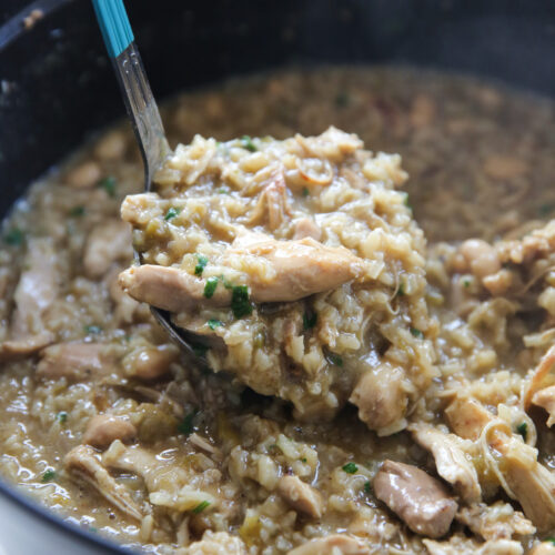 Green Chili Chicken Stew - Our Best Bites