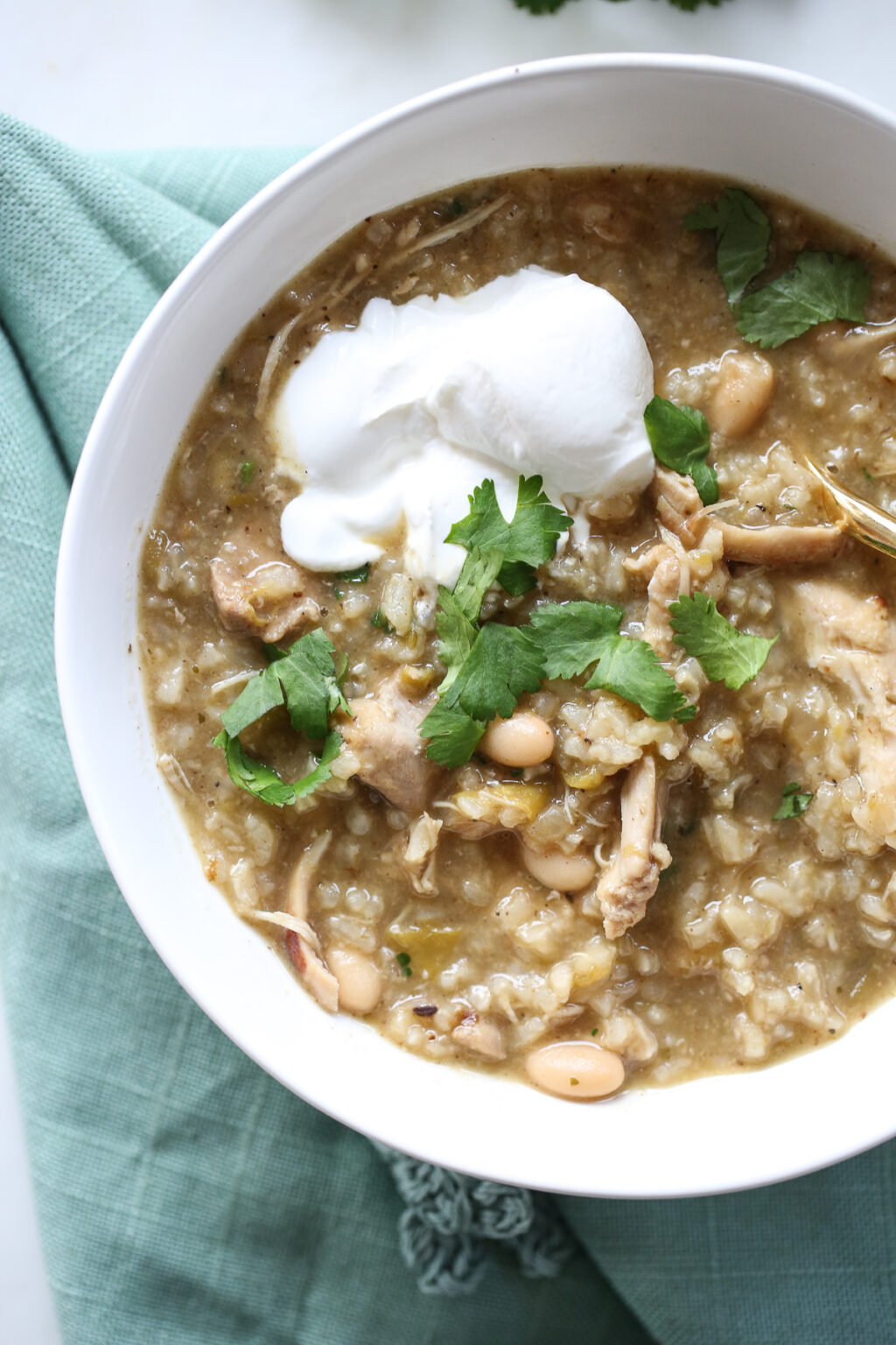 Green Chili Chicken Stew - Our Best Bites
