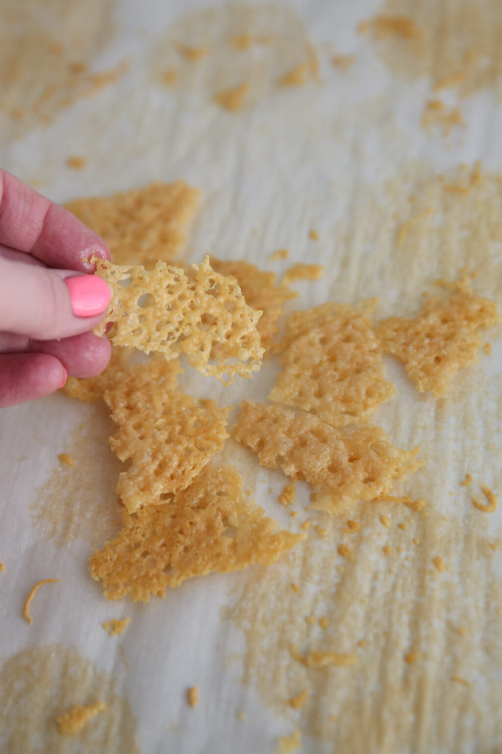 Baked Parmesan Crisps - Our Best Bites