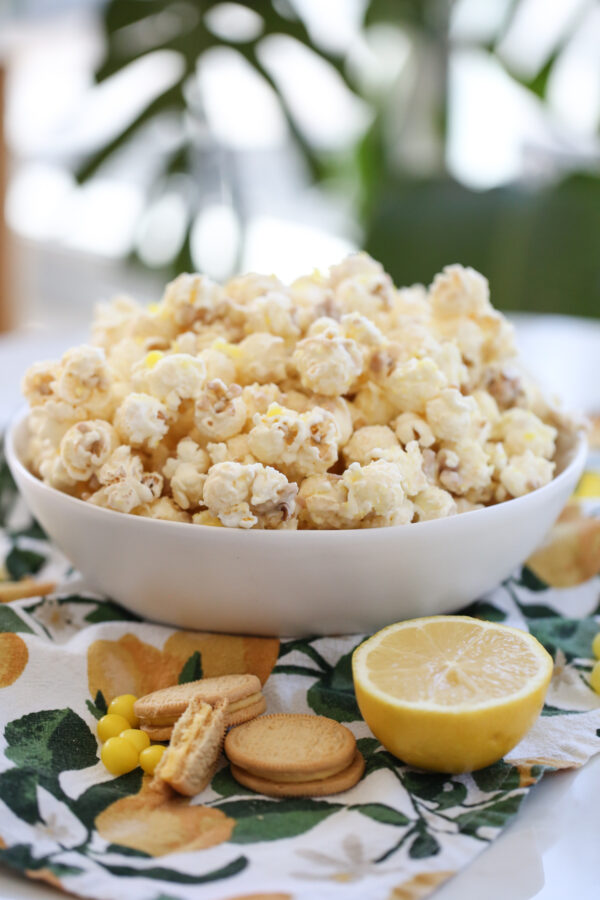 Lemon Cookie Crunch Popcorn - Our Best Bites