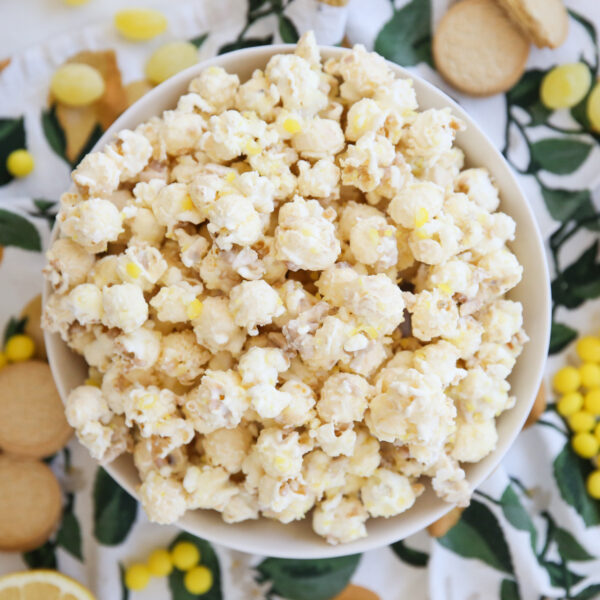 Lemon Cookie Crunch Popcorn - Our Best Bites