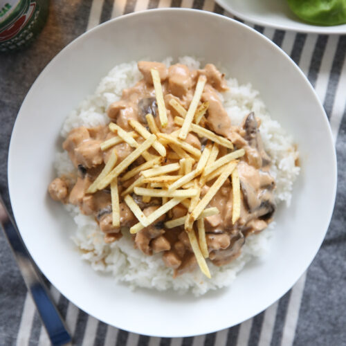 Brazilian Chicken Stroganoff - Our Best Bites