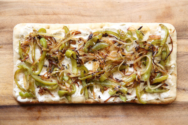 Cheesesteak Flatbread - Our Best Bites