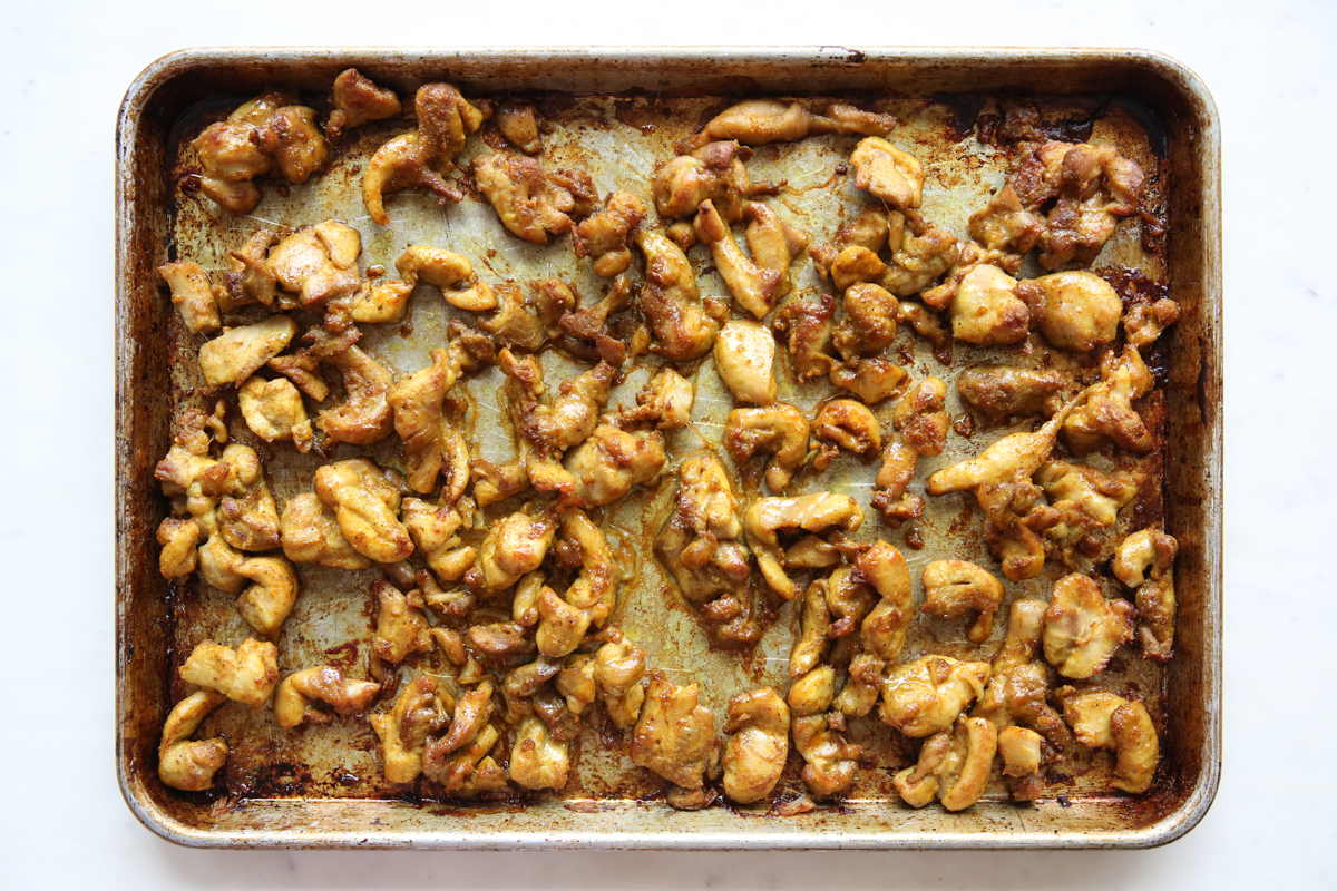 Sheet Pan Chicken Shawarma - Our Best Bites